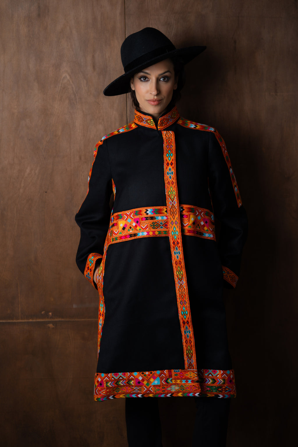 Ren in Orange Blossom Coat – Nadya Shah