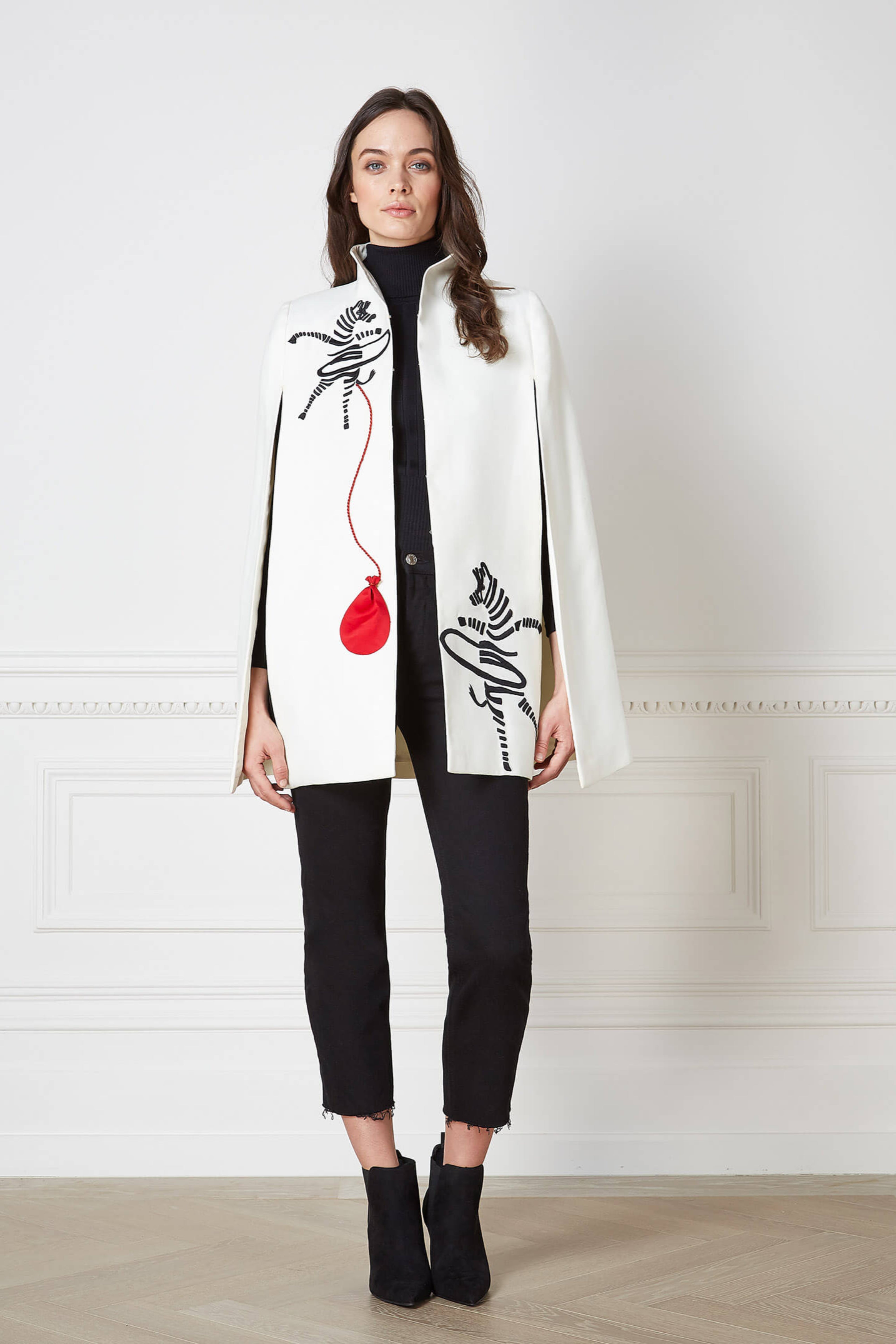 Madagascar Cream Zebra Cape – Nadya Shah